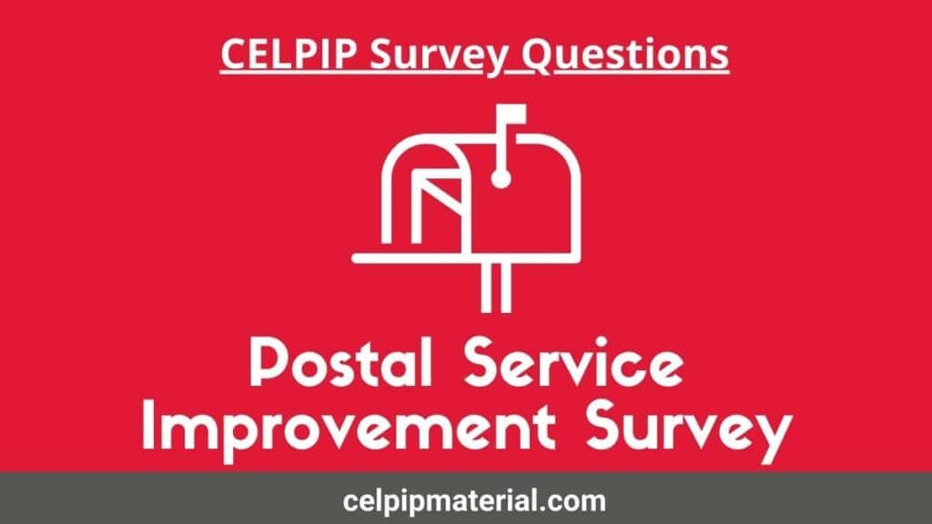 CELPIP Writing Task 2 Survey Questions Postal Services Improvement