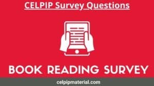 CELPIP Final Exam Survey Questions - Responding to Survey