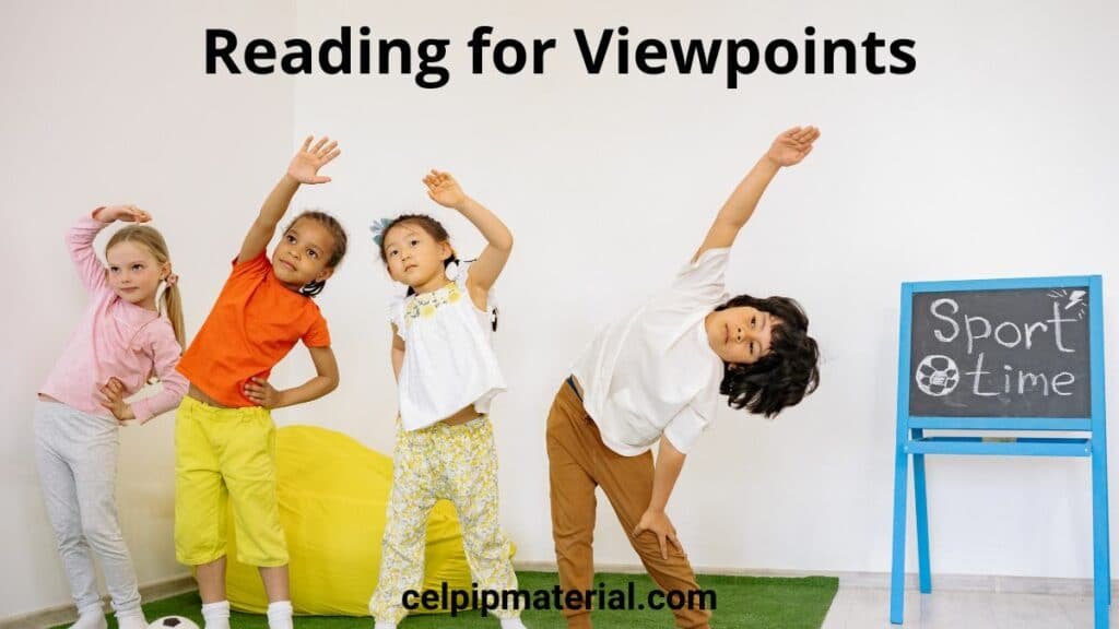 CELPIP Reading for Viewpoints Study with Exercise